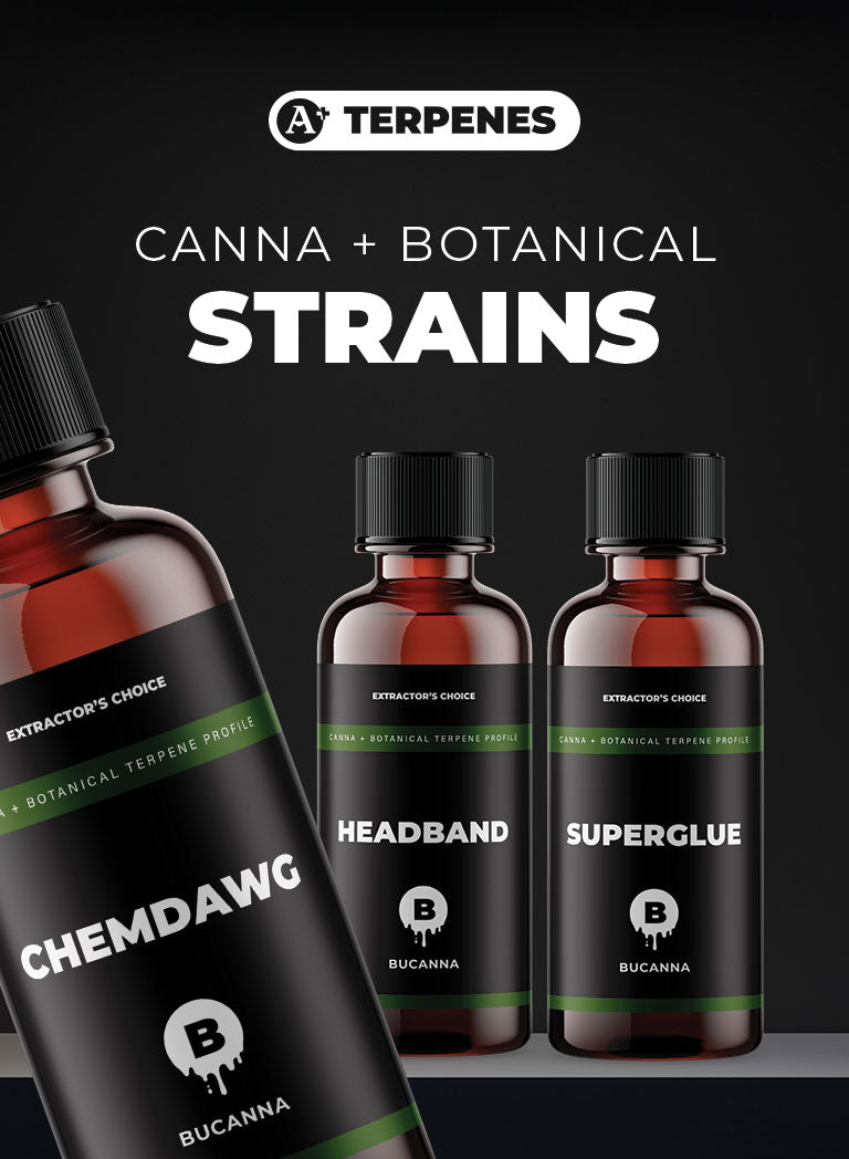 Buy the best Cannabis derived + Botanical Terpene Blends - Bucanna Labs